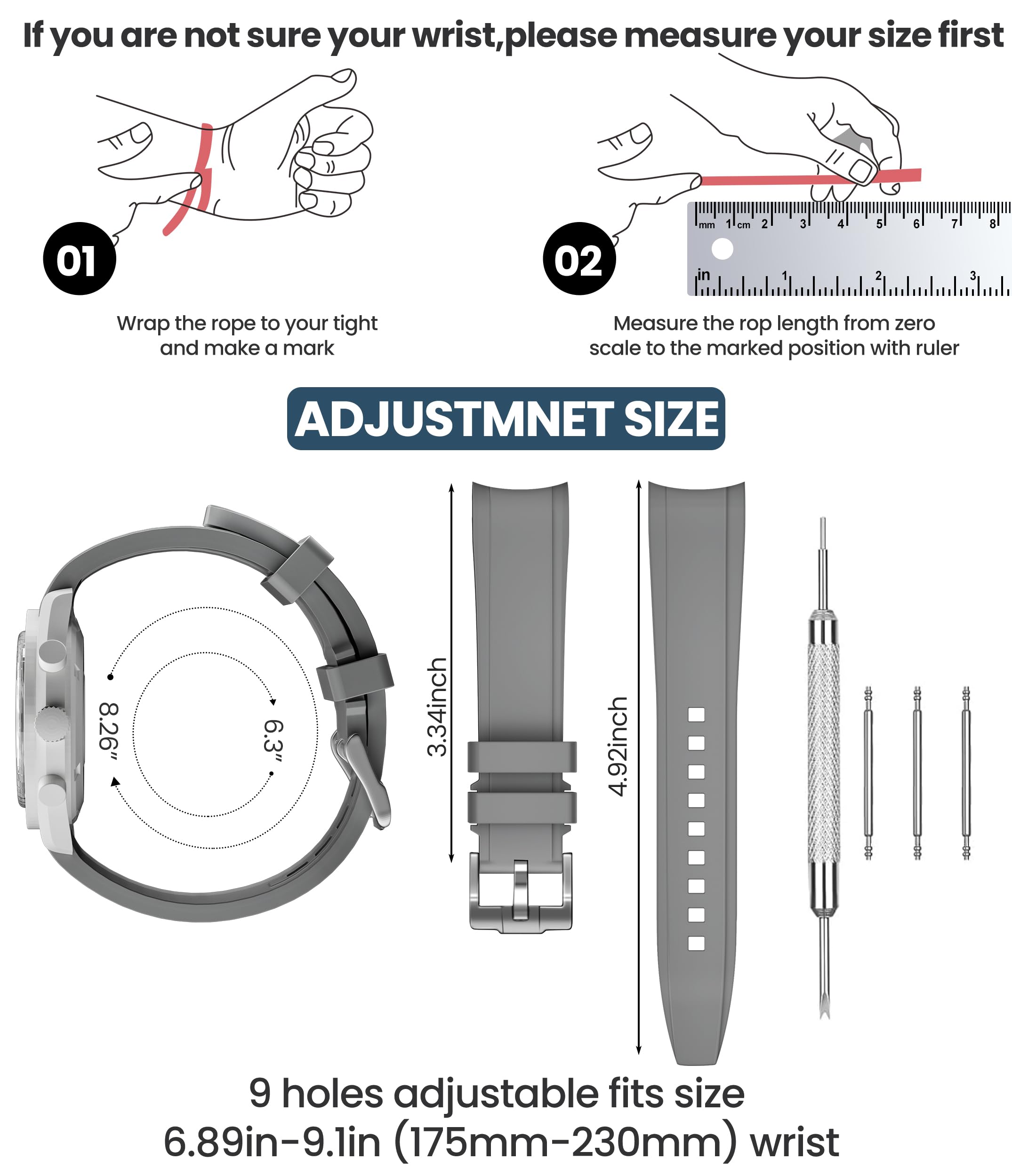 Stanchev Strap for MoonSwatch Watch,Curved Rubber Replacement Band Compatible With Omega X Swatch Speedmaster Moonswatch Watch 20mm,Soft Swatch Omega Strap for Men Women (Navy)