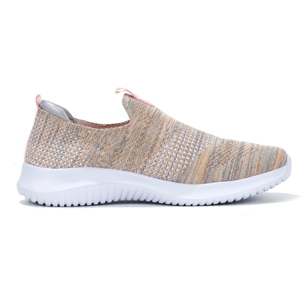 Topstatic Women's Sock Walking Slip Shoes on Casual Mesh-Comfortable Athletic Breathable Workout Sneakers.