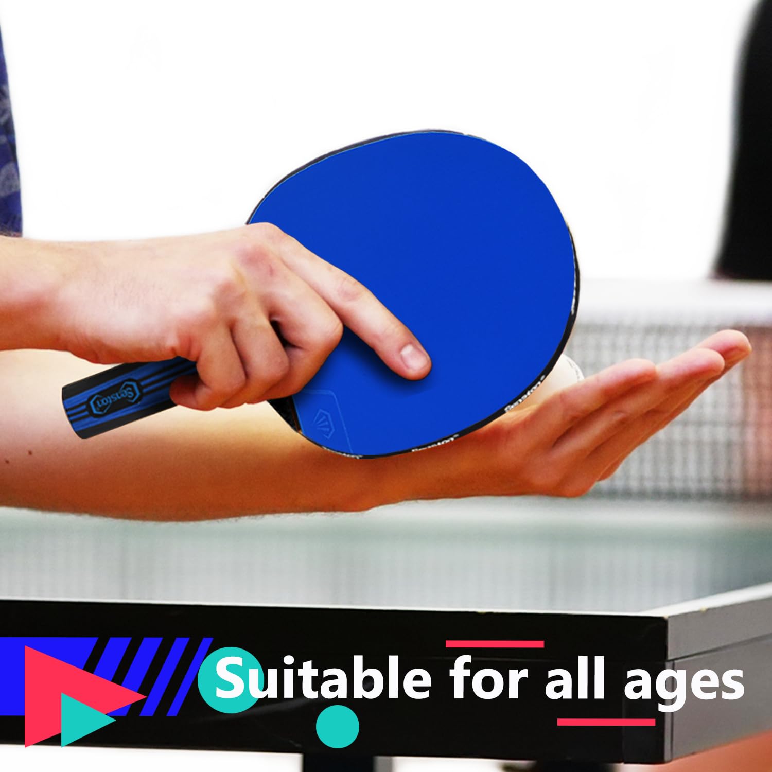 Senston Ping Pong Paddle Set of 2-Pro Premium Table Tennis Paddles