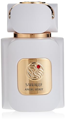 Sawalef Angel Spirit by Swiss Arabian - Light, Delicate, Celestial Extrait De Parfum Fragrance - With Notes of Cognac, Cinnamon, Oak, Sandalwood, and Vanilla - Intense, Long-Lasting Scent - 2.7 oz