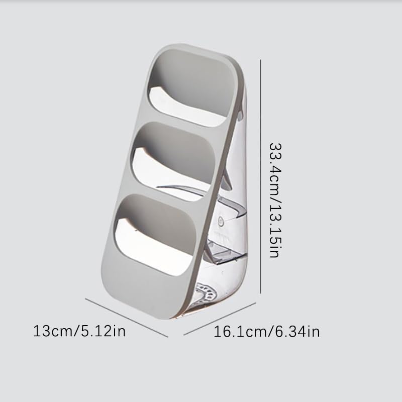 Utensil Holder Cutlery Storage Rack Tilt-Insert Organizer 3 Layers Chopsticks Spoon Holder for Kitchen Saving Space