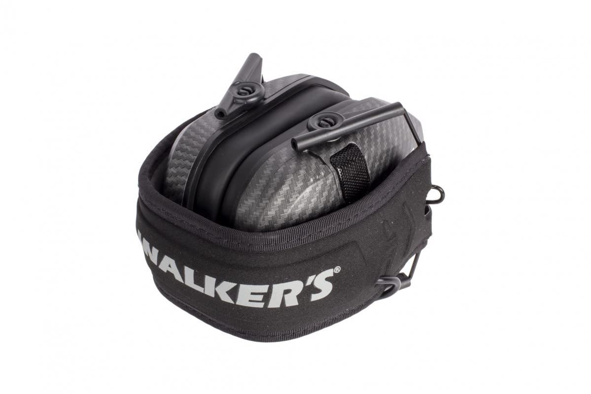 Walkers Razor Slim Electronic Shooting Muffs 2-Pack Bundle, Carbon Gray (2 Items)