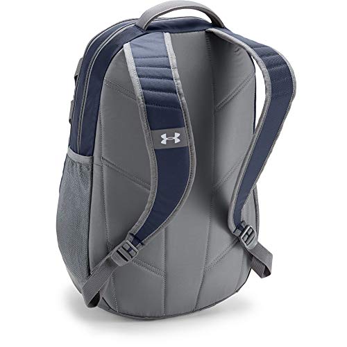 Under Armour Adult Team Hustle 3.0 Backpack , Midnight Navy (410)/Gray , One Size Fits All