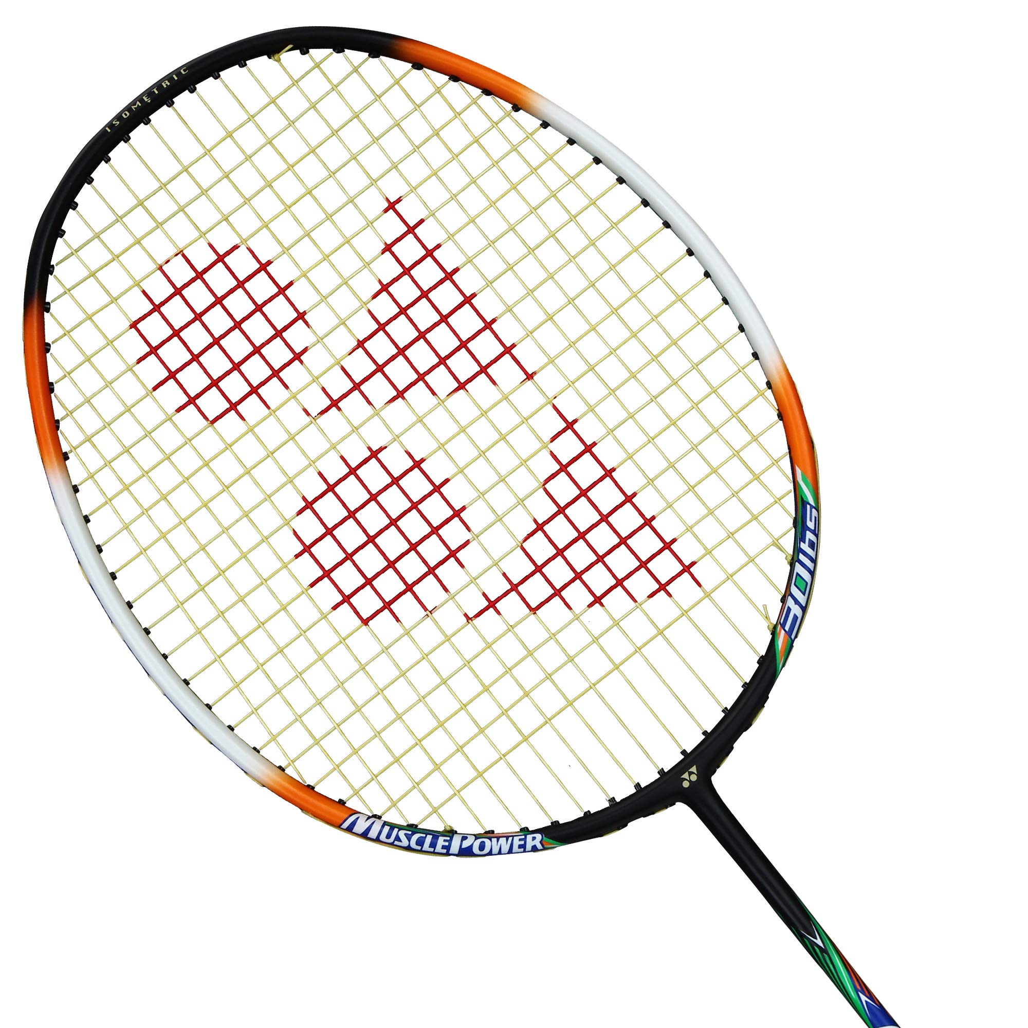 Yonex Muscle Power 22 LT Badminton Racquet (Orange, Aluminum, G4 - 84g, 30 lbs Tension)