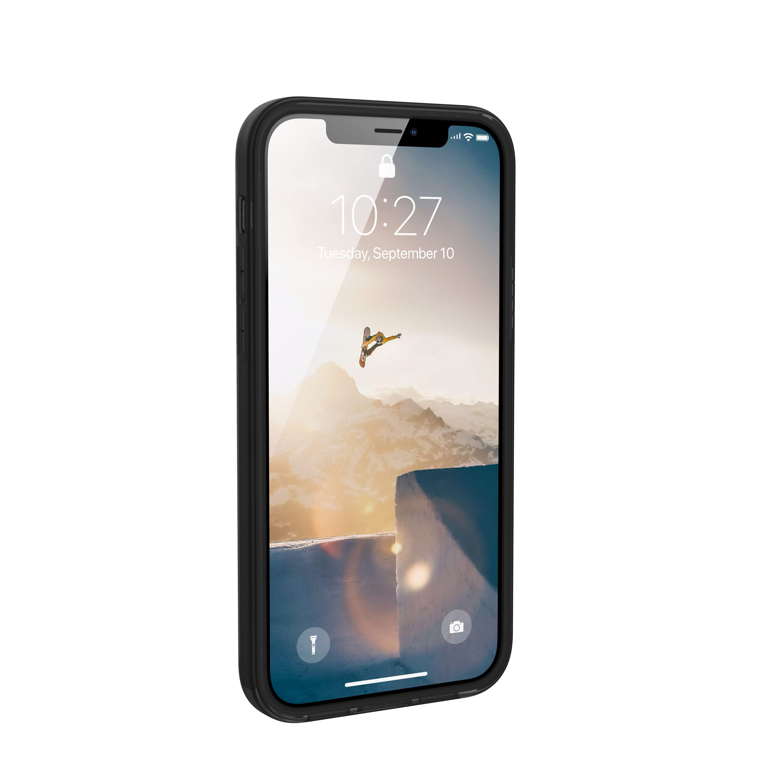 URBAN ARMOR GEAR [U] by UAG Designed for iPhone 12 Case/iPhone 12 Pro Case [6.1-inch screen] Case Aurora Rugged Lightweight Slim Stylish Shockproof Translucent Protective Phone Cover, Ash