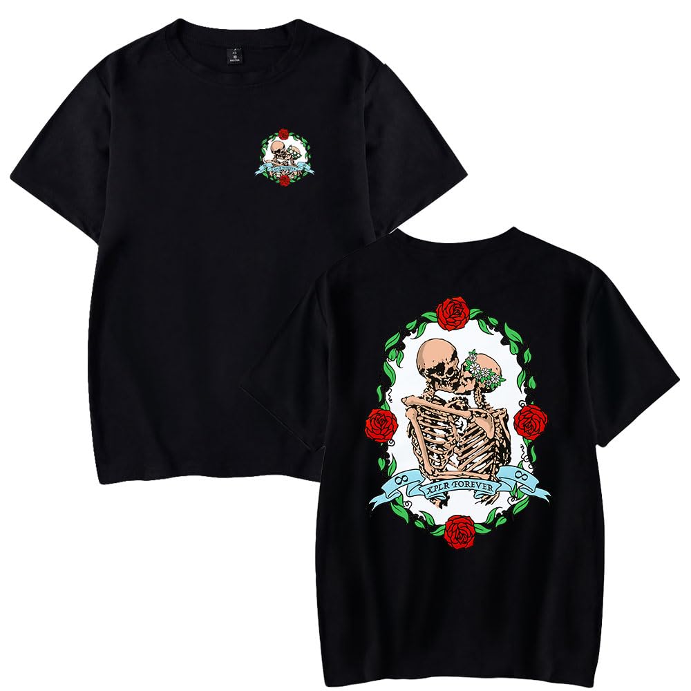 XPLR Forever Merch T-shirt Women/Men Top Cosplay Tshirt Summer Sweatshirt Tee Colby Sam Short Sleeve