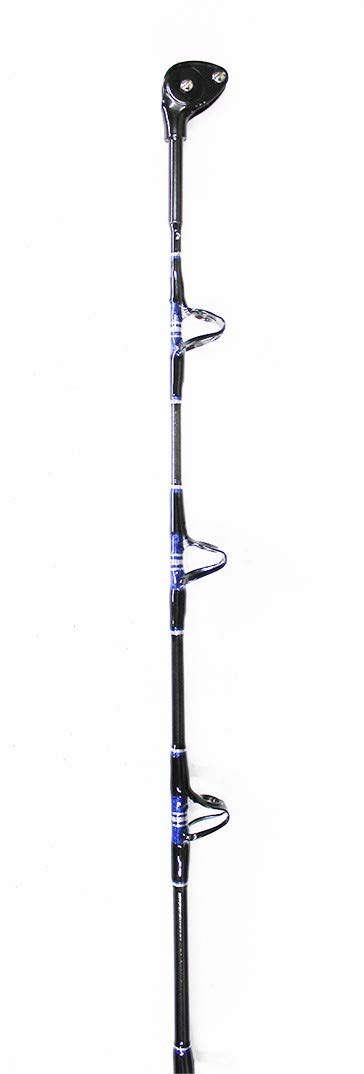 Xcaliber Marine Tournament Series 15-30lb Saltwater Trolling Rod w/Pac Bay Guides (Blue & Silver)