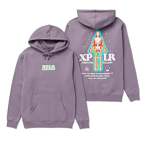 XPLR Fortune Tellers Hoodies Sam and Colby Sweatshirt Merch Long Sleeve Pullover Men Women's Clothes (Black,L)