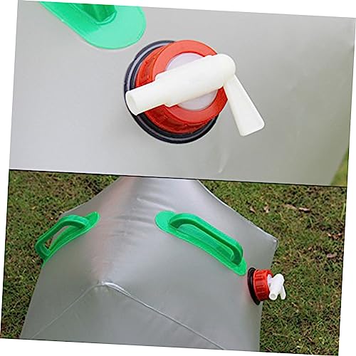 Unomor 2pcs 5 gallon water container water jug portable water kettle 20L water carrier bag water containers 5 gallon collapsible gallon water container clear kettle camping water storage
