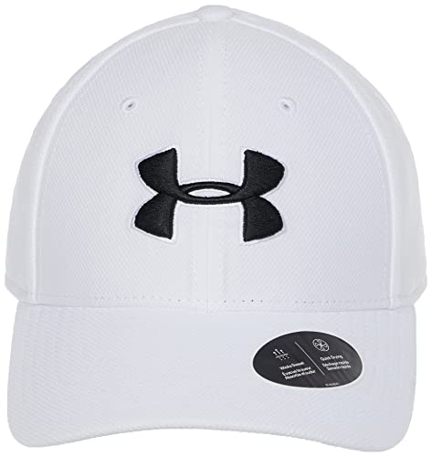 Under Armour Men's Headline 3.0 Cap, White (100)/Black, Small/Medium