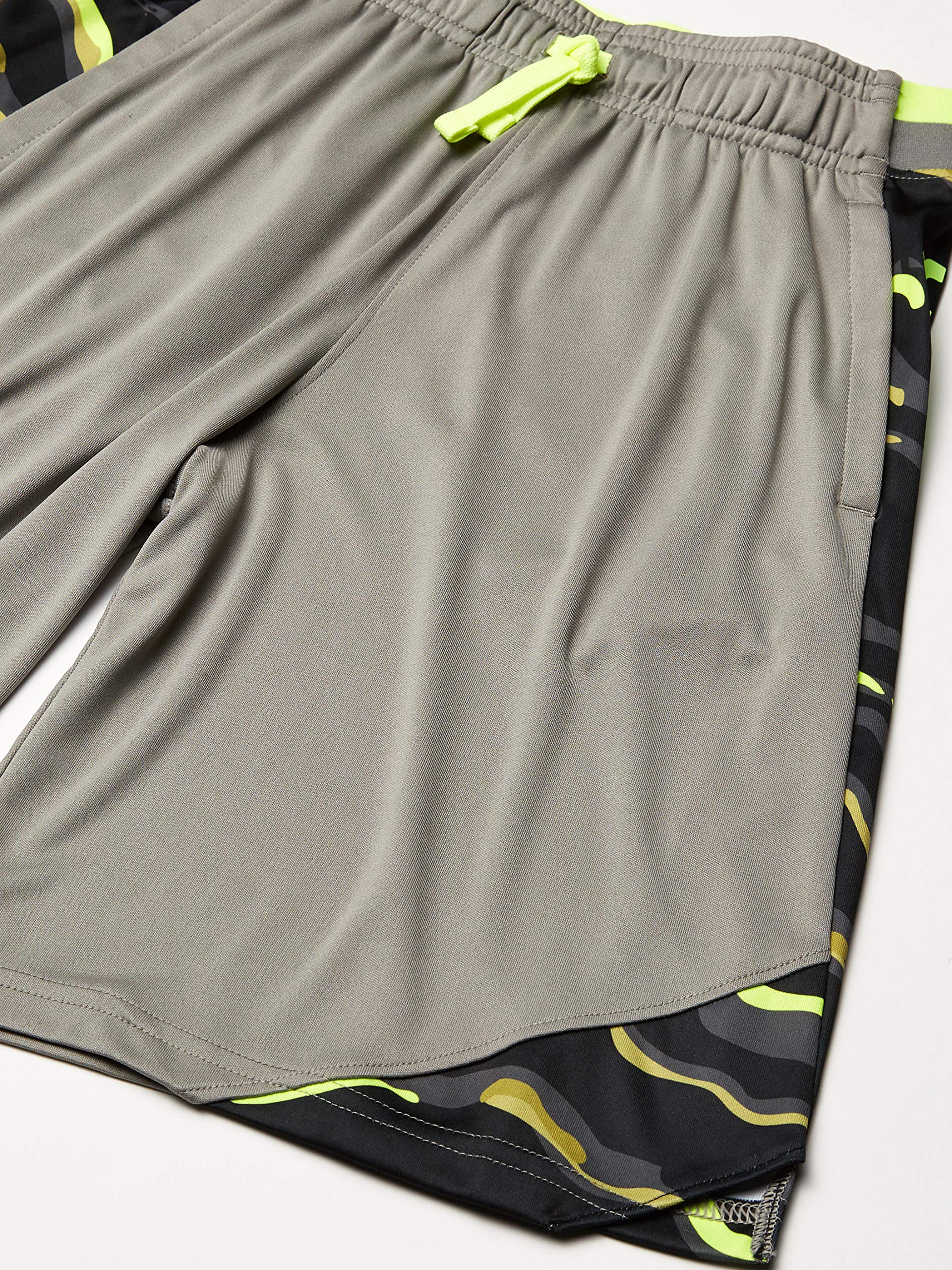 Under Armour Stunt Novelty Workout Gym Short, Gravity Green (389)/X-Ray, Youth Small