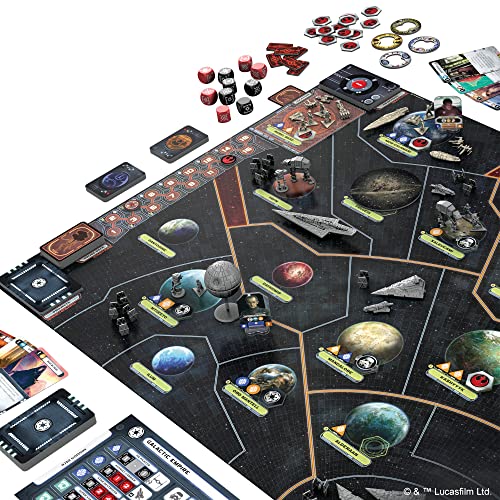 Star Wars Rebellion Board Game | Strategy Game for Adults and Teens | Ages 14+ | 2-4 Players | Average Playtime 3-4 Hours | Made by Fantasy Flight Games