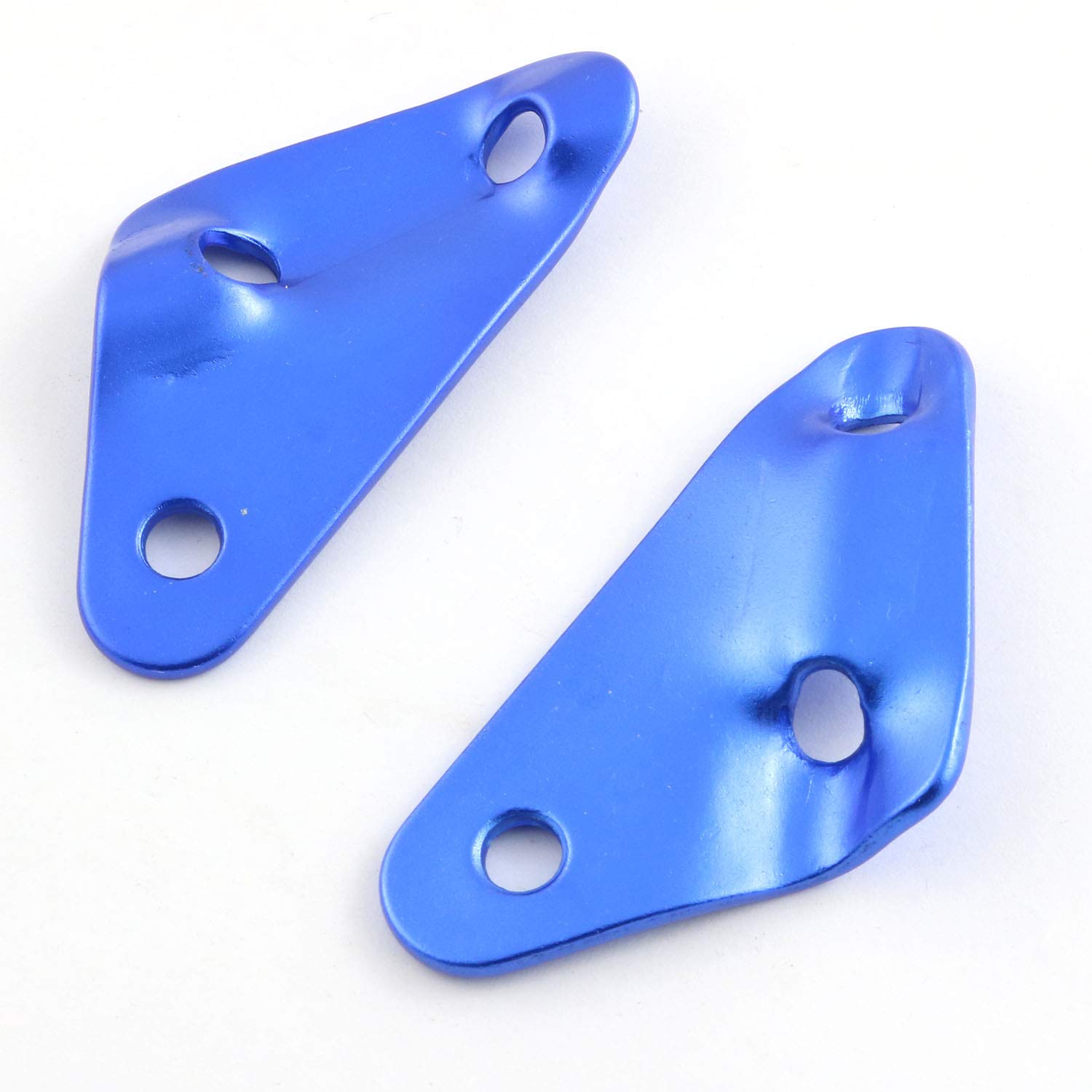 Youliang 8pcs Blue Aluminum Alloy Windproof Rope Buckle Adjustable Buckle Guyline Tent Tensioners Rope Adjuster for Tent Length Adjusting