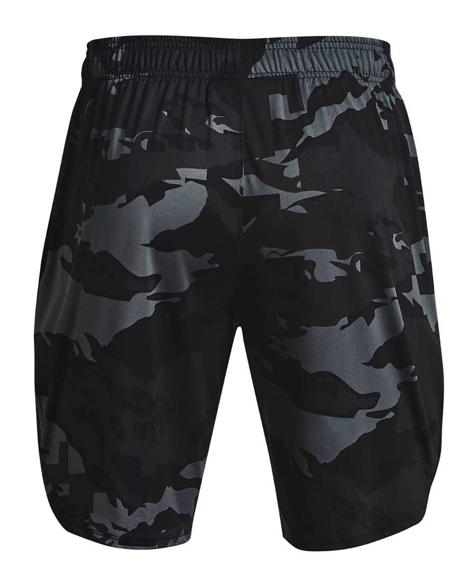 Under Armour Train Stretch Camo Shorts, Pitch Gray (012)/Black, Medium