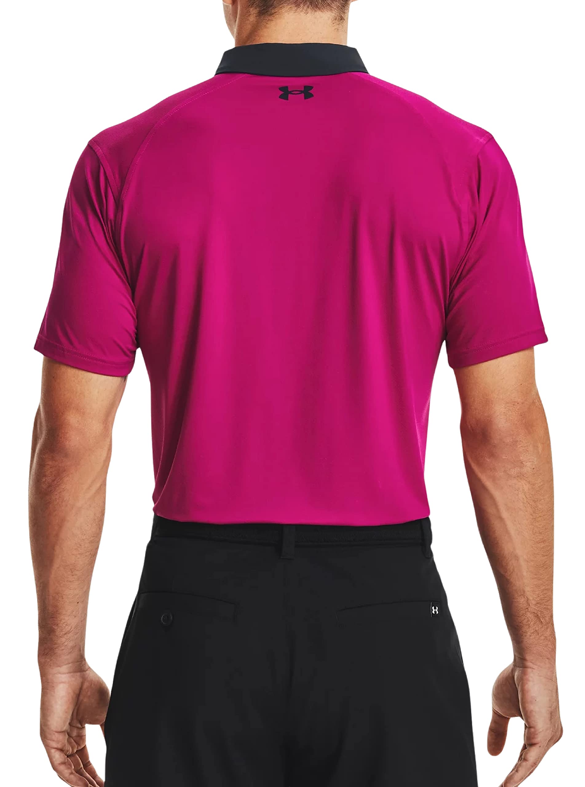 Under Armour Men's UA Iso-Chill Polo Athletic Shirt 1362493 (as1, Alpha, m, Regular, Regular, Magenta Pop/Blackout Purple-524, Medium)