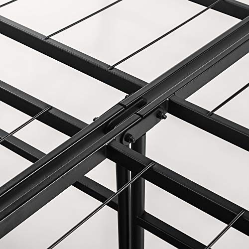 ZINUS SmartBase Tool-Free Assembly Mattress Foundation / 12 Inch Metal Platform Bed Frame / No Box Spring Needed / Sturdy Steel Frame / Underbed Storage, Queen