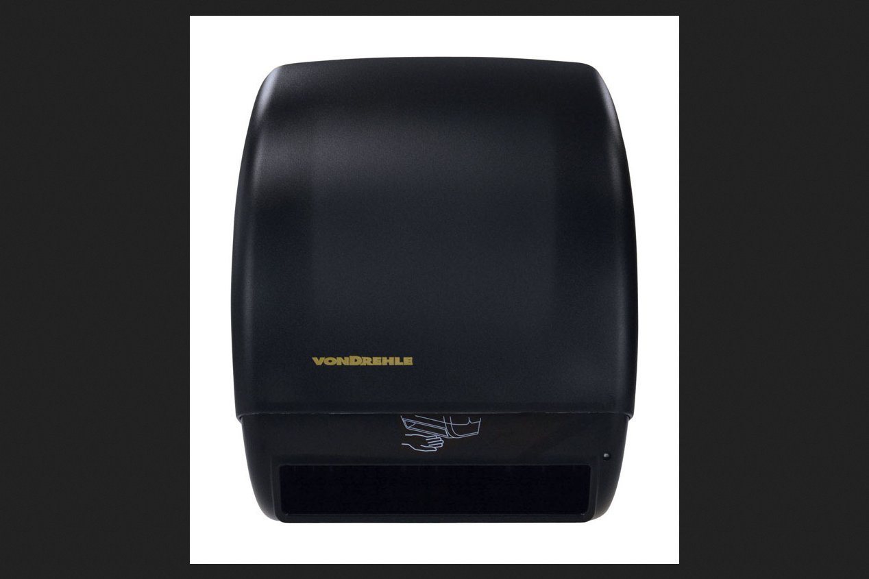 VONDREHLE Harbor Plastic Wall Mount Electric Paper Towel Dispenser 15.3 in. H x 9.5 in. W x 12.3 in. L