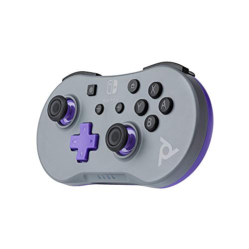 Super Nintendo Entertainment System (SNES) Inspired Little Wireless Controller for Switch, Switch Lite and OLED Models, Retro Compatible with Old School games like Super Mario, Play With Friends