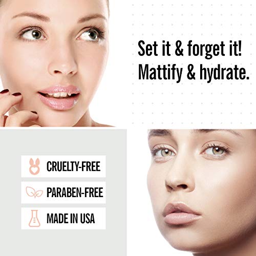 Valjean Labs Matte Makeup Setting Spray | Koalin + Vitamin E | Long-Lasting Wear, Matte Finish | Helps Hydrate and Control Oil | Paraben Free, Cruelty Free, Made in USA (6 oz)