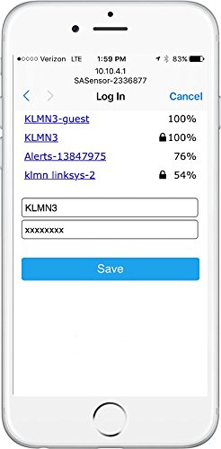 Water and Temperature Alert with Text Message and Email Notifications, Dual sensors