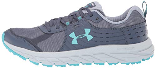 Under Armour Women's Charged Toccoa 2 Shoe, Downpour Gray//Blue Heights, 5.5 M US