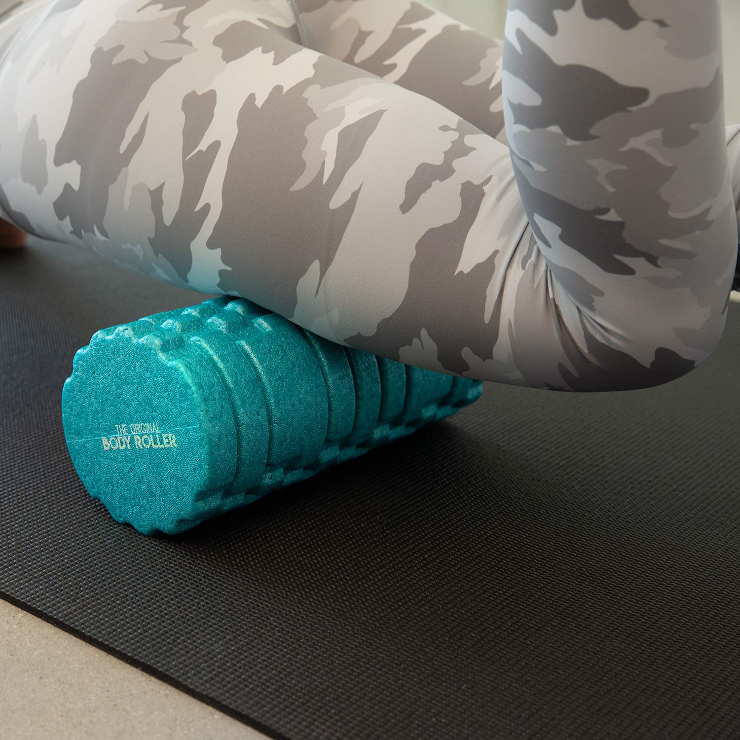 The Original Body Roller - High Density Foam Roller Massager for Deep Tissue Massage of The Back and Leg Muscles - Self Myofascial Release of Painful Trigger Point Muscle Adhesions - 13" Turquoise