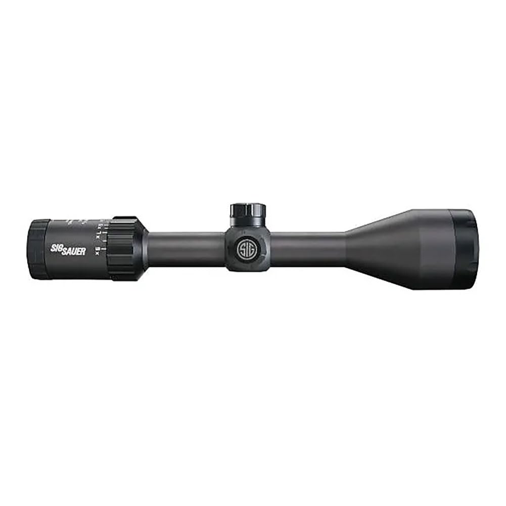 Sig Sauer Waterproof Fogproof Hunting Second Focal Plane 1-inch Tube Diameter 3-9X50mm Whiskey3 Scope, Hellfire QuadPlex Reticle