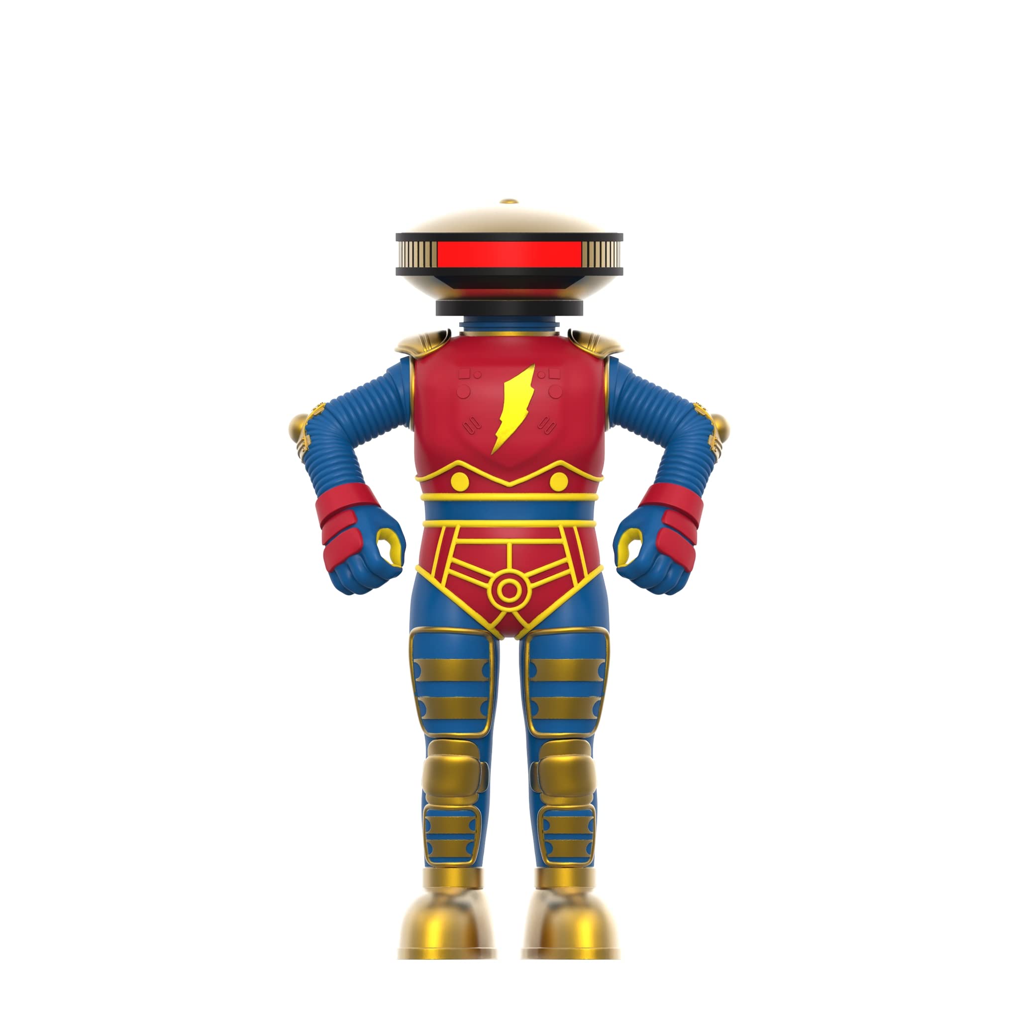 Super7 Mighty Morphin Power Rangers Alpha 5-3.75" Power Rangers Action Figure Classic TV Show Collectibles and Retro Toys