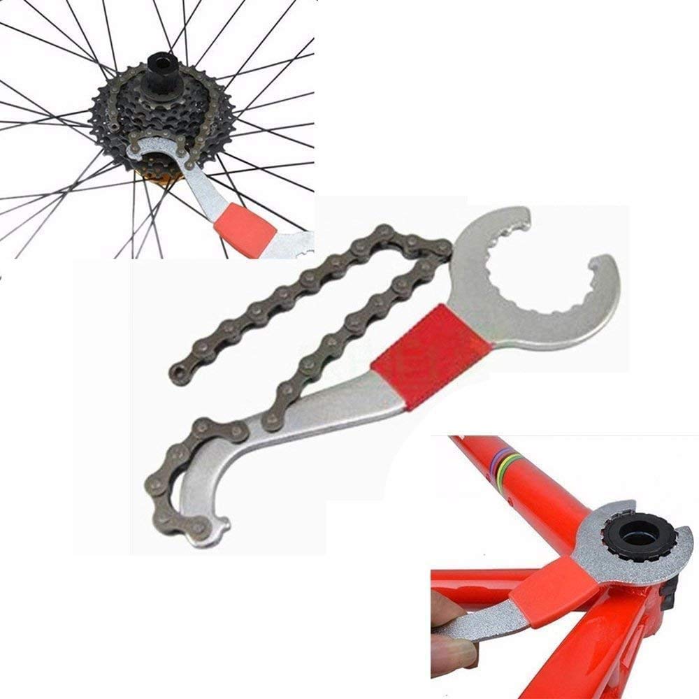 YOUHO HZFJ Bike Chain Tools Set,Bike Link Plier,Chain Breaker Splitter Tool,Chain Checker,Chain Link Connector,Chain Remover/Bracket Remover/Freewheel Remover/Crank Puller Remover