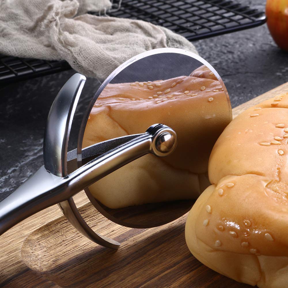 YZX Pizza Cutter Wheel, Zinc Alloy Roller Pizza Cutter, Pizza Cutter Pizza Cutter Baking Tool Professional Pizza Slicer