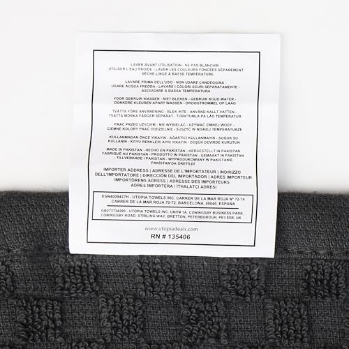 Utopia Towels Kitchen 12 Pack, 15 x 25 Inches, 100% Ring Spun Cotton Super Soft and Absorbent Linen Dish Towels, Tea Bar Set (Grey)