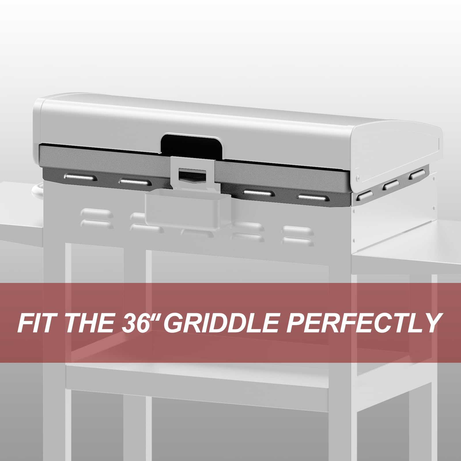 Upgraded Wind Guards for Blackstone 36 Inch Griddle, Blackstone Griddle Accessories, Magnetic Stainless Steel Wind Screen for Blackstone Grill, Protect Flame Hold Heat, Compatible with Hood&Side Shelf