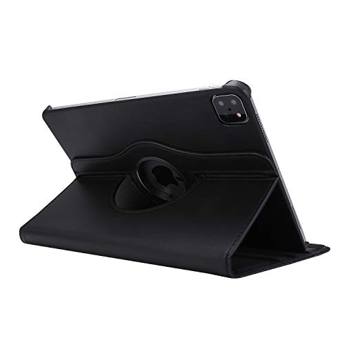 UUcovers Rotating Stand Case for iPad Air 13 inch M2 (2024) & iPad Pro 12.9 inch Case 6th/5th/4th/3rd Generation (2022/2021/2020/2018) 360 Degree Swivel Hard Back Cover with Auto Sleep/Wake, Rose