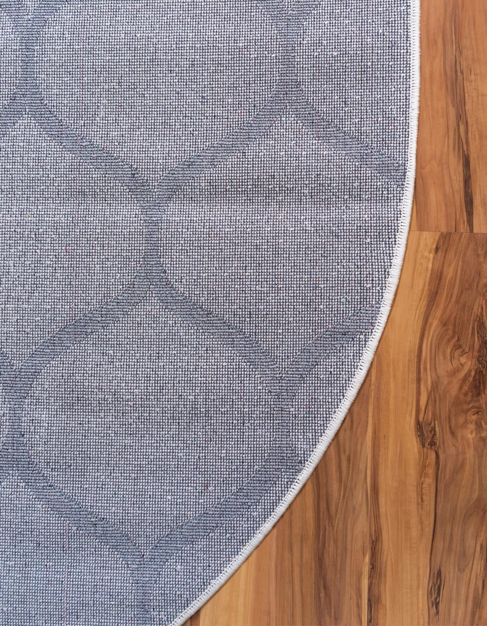 Unique Loom Trellis Frieze Collection Area Rug - Rounded (4' x 6' Oval, Ivory/ Gray)