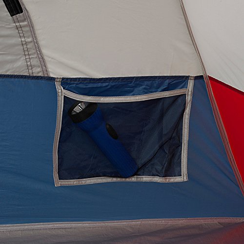 Wenzel Children's Sprout Two-Person Dome Tent, Red/Blue/White, 6 x 5-Feet