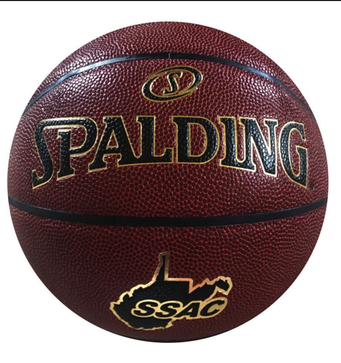 Spalding TF-1000 Basketball with SSAC Decoration Size 6/28.5 Inches, Intermediate NFHS Approved, Indoor Play