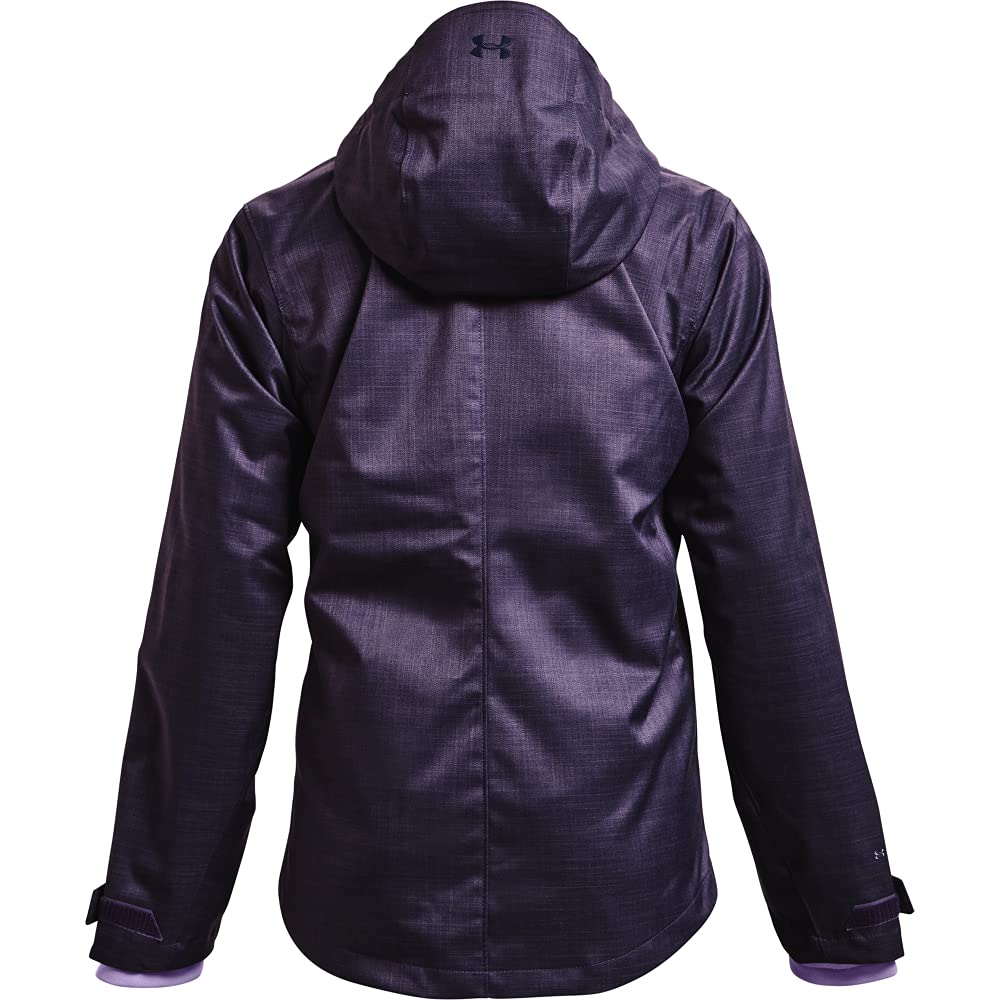Under Armour Women's ColdGear Infrared Sienna 3-in-1 Jacket, Twilight Purple (500)/Midnight Navy, Small