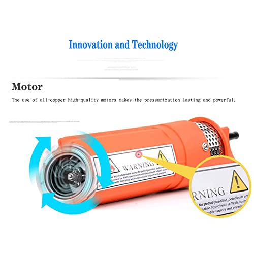 XuuSHA Hand Bilge Pump Small Submersible Outdoor Garden Bilge Cleaning 12 24 V Bilge Pump Automatic (Voltage : Black 24V)