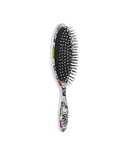 Wet Brush Original Hello Kitty Detangling Brush - Under My Umbrella - All Hair Types - Ultra-Soft IntelliFlex Bristles Glide Through Tangles with Ease, White, 1 Count