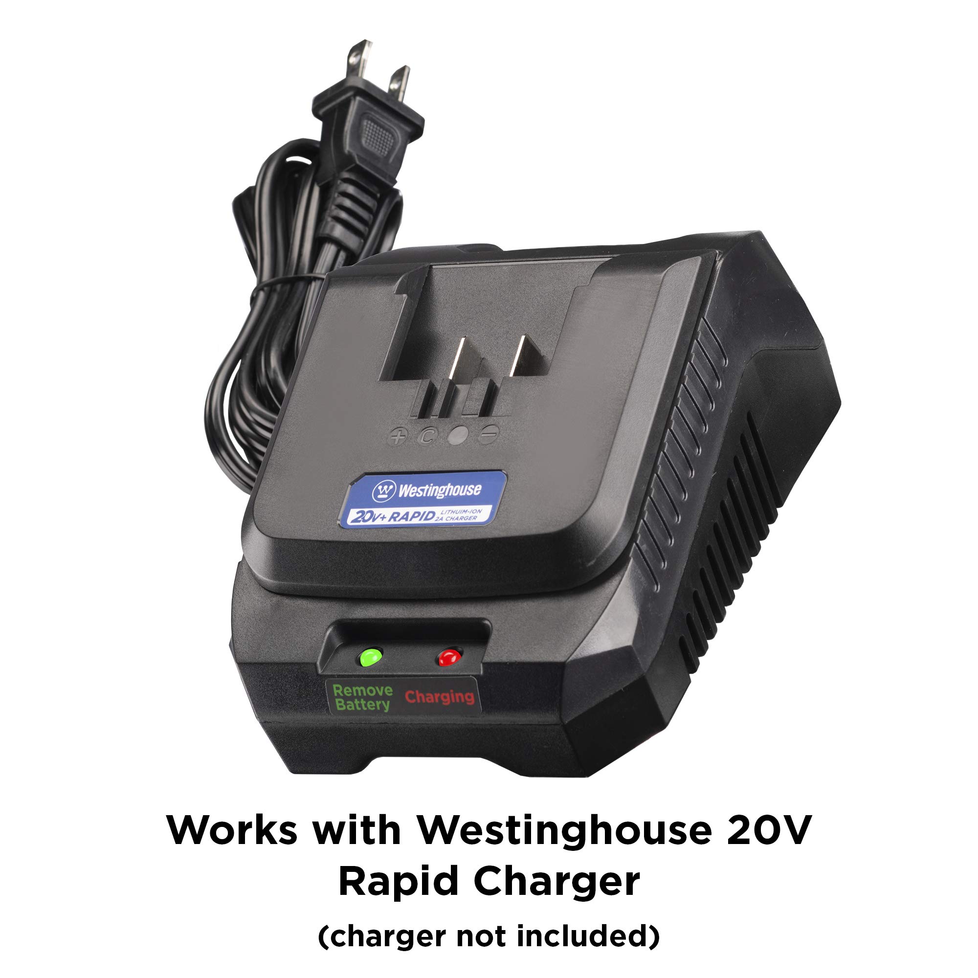 Westinghouse Outdoor Power Equipment 4.0 Ah Lithium-ion Battery for 20V+ Cordless Tools, Blue