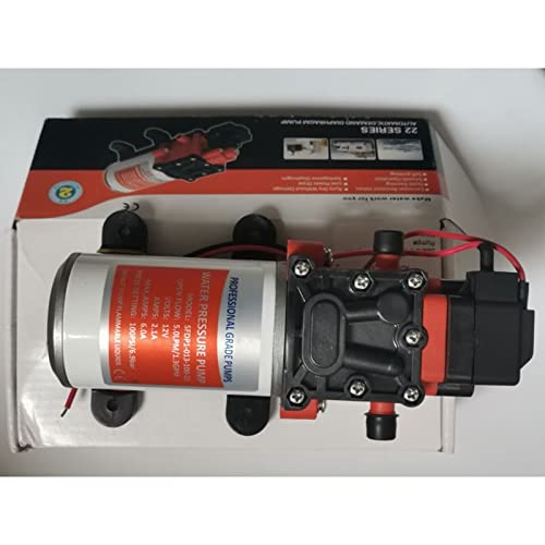 XuuSHA Hand Bilge Pump 12V Electric Water High Pressure Diaphragm Pump for Boat Bilge Pump Automatic (Voltage : 12V)