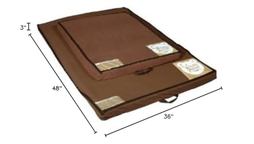 Tumbl Trak Teddy Bear Cushion Mat, 3Ft x 4Ft x 3In, Brown, 3 ft x 47 in x 3" (Tb-3644)