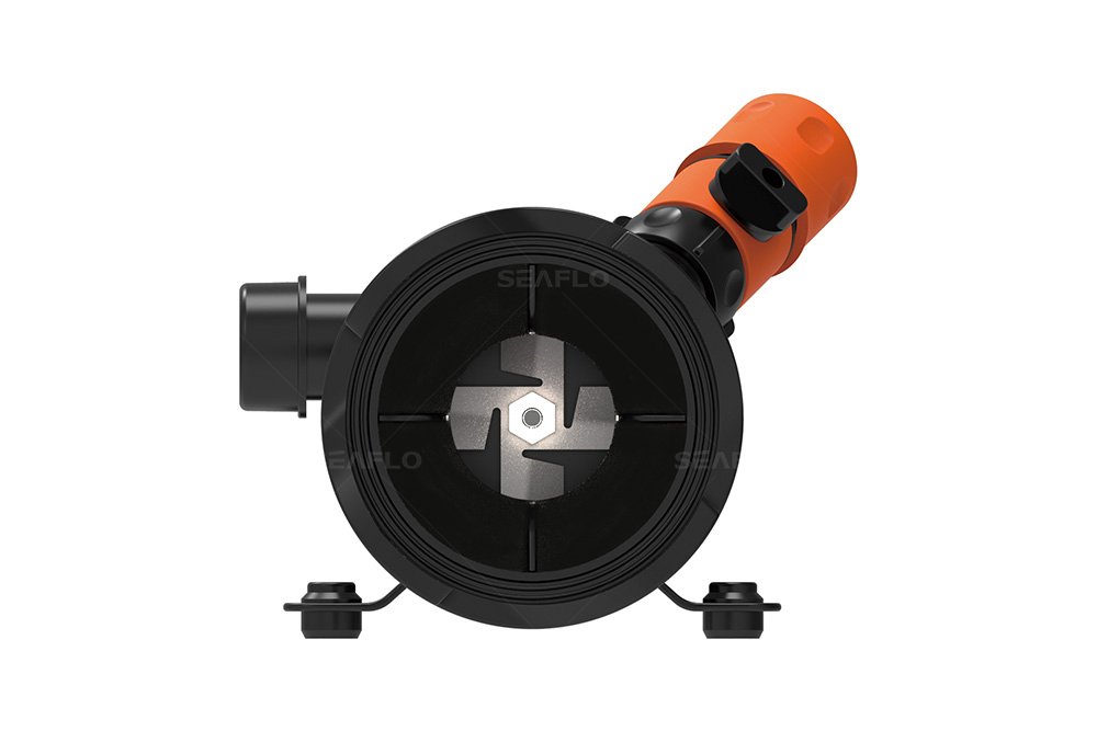 SewerFlo Quick Release RV Macerator Pump - 12V, 12GPM RV Dump Station Mount