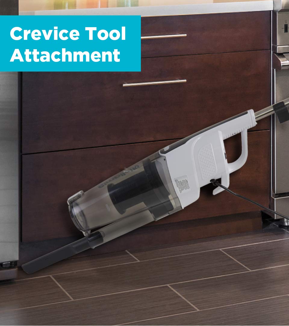Simplicity Vacuums Corded Stick Vacuum Cleaner, Powerful Bagless Vacuum for Hardwood Floors with Two Speeds, Certified HEPA Filtration, S60 Spiffy