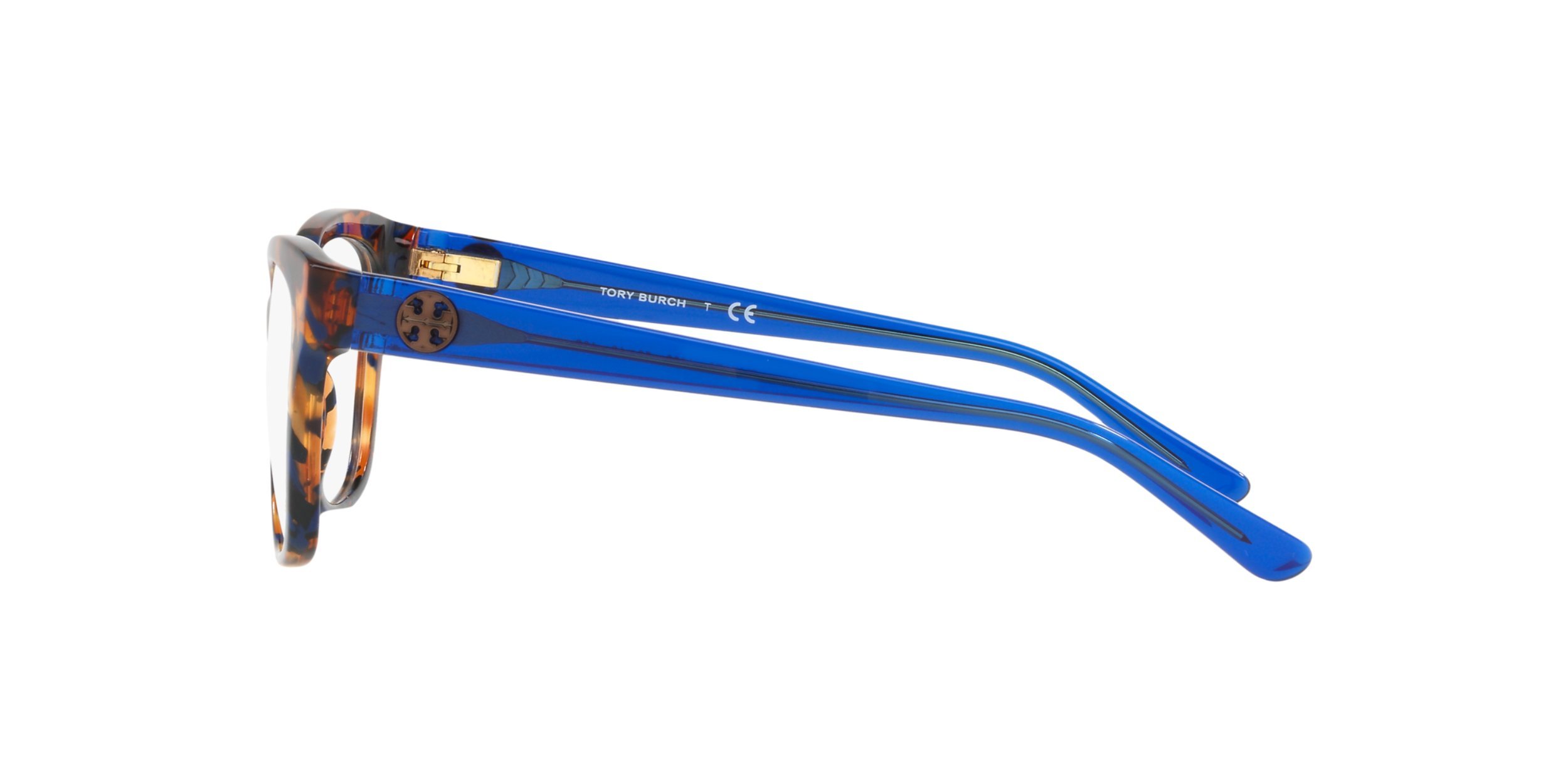 Tory Burch TY2079 Eyeglass Frames 1683-51 - Blue Flake Tort TY2079-1683-51