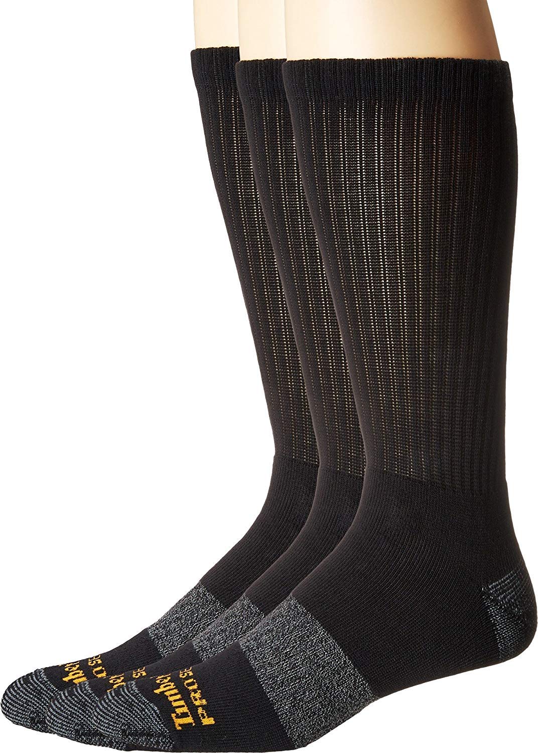 Timberland USA Cotton Crew Black LG (US Men's 9-12)