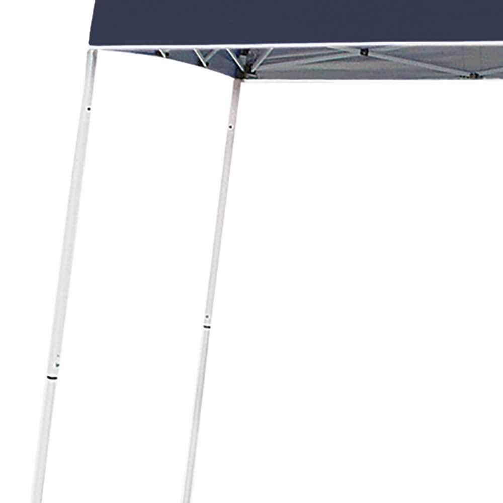 Z-Shade 10 x 10 Foot Angled Leg Instant Shade Outdoor Canopy Tent Portable Gazebo Shelter for Camping or Backyard Grilling, Grey