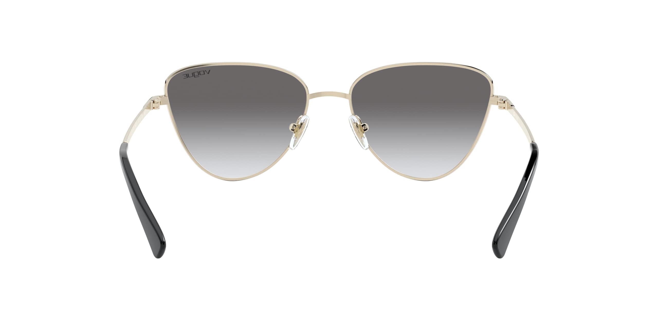 Vogue Eyewear Women's VO4145SB Round Sunglasses, Silver/Dark Violet, 54 mm