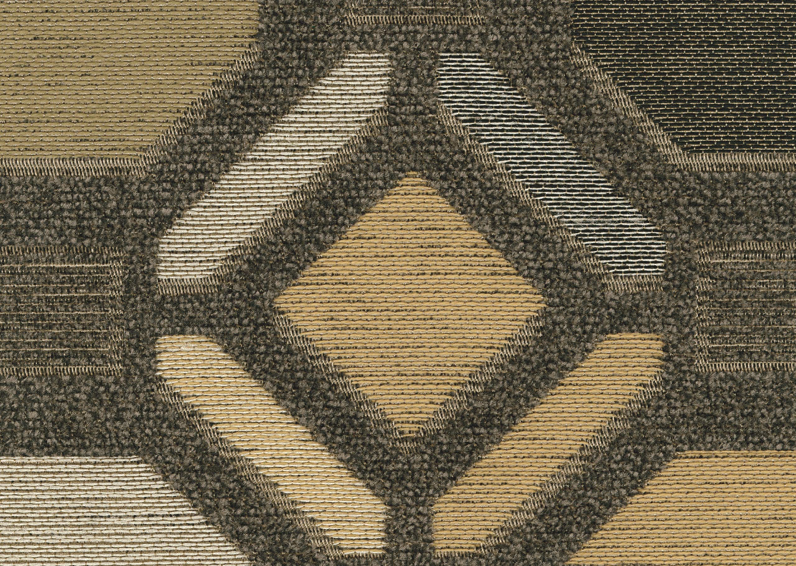 Signature Design by Ashley Tibbee Geometric Print Modern Armless Accent Chair, Brown & Beige