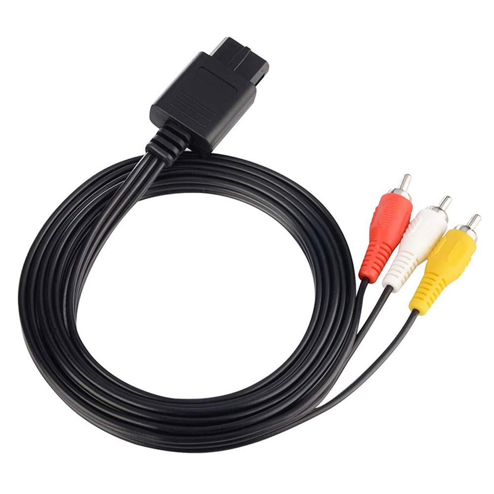 WICAREYO AC Power Adapter Wall Charger Power Supply with AV Cable for NES SNES Genesis1